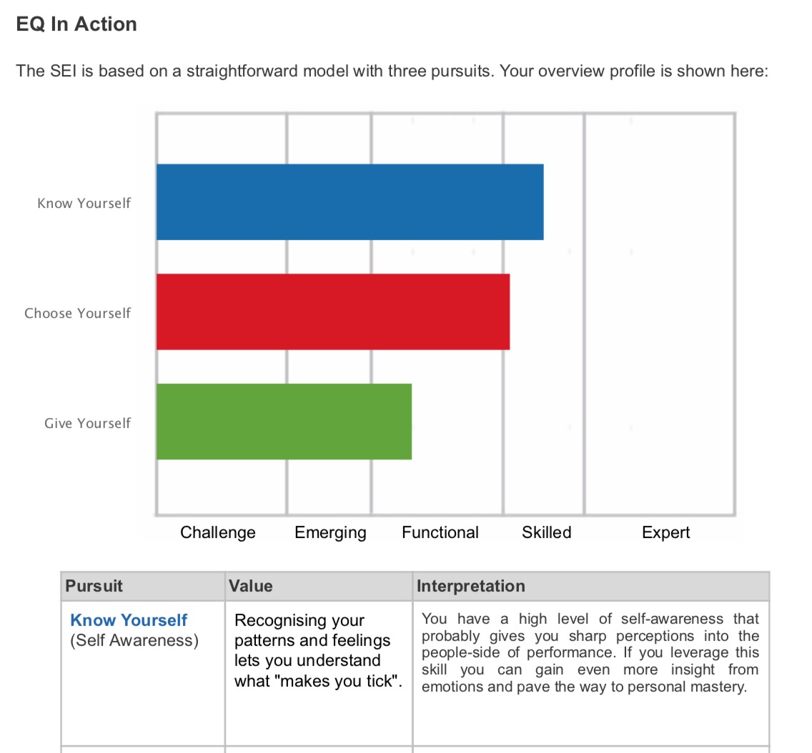 Emotional Intelligence for Leadership Report - SEI LR • Six Seconds